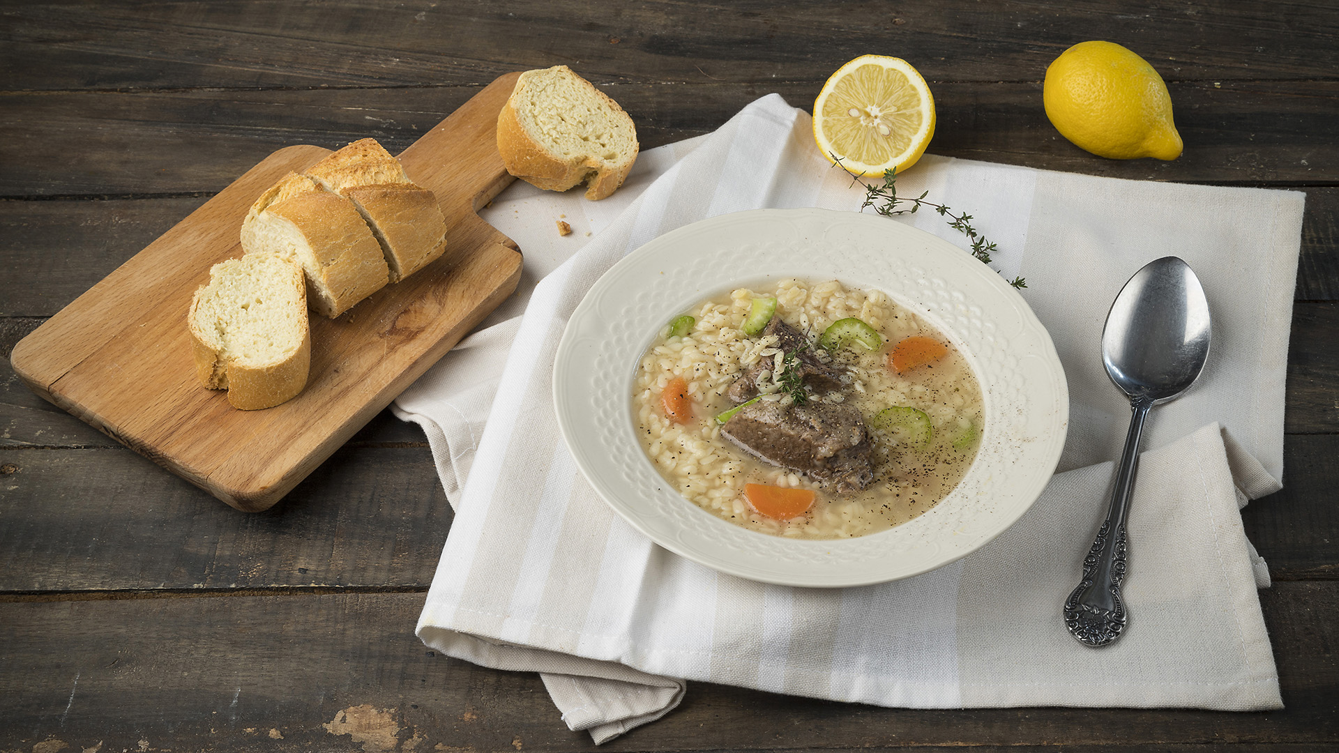 Beef soup with avgolemono sauce | MISKO