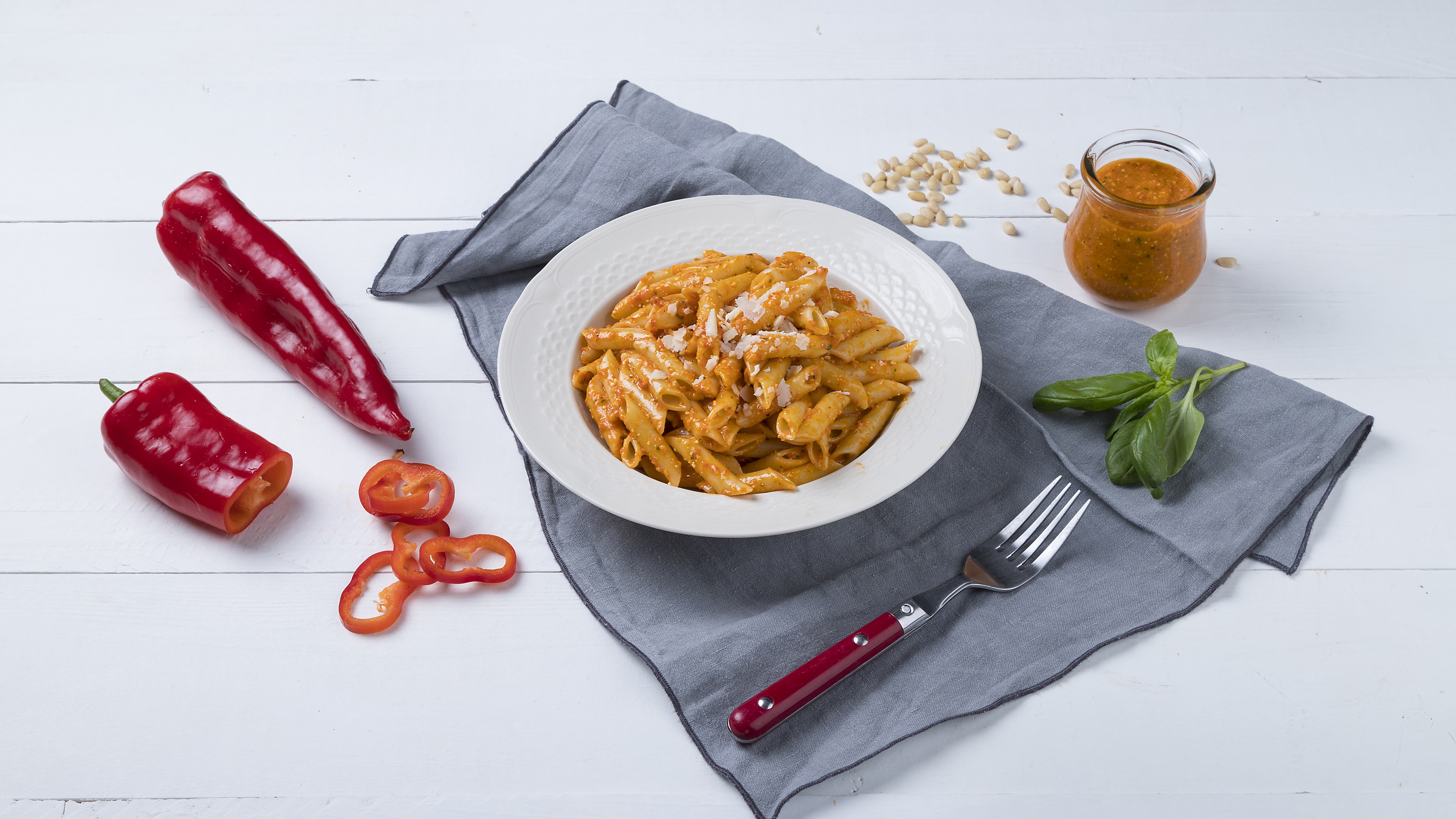 Penne with Florina red pepper pesto | MISKO