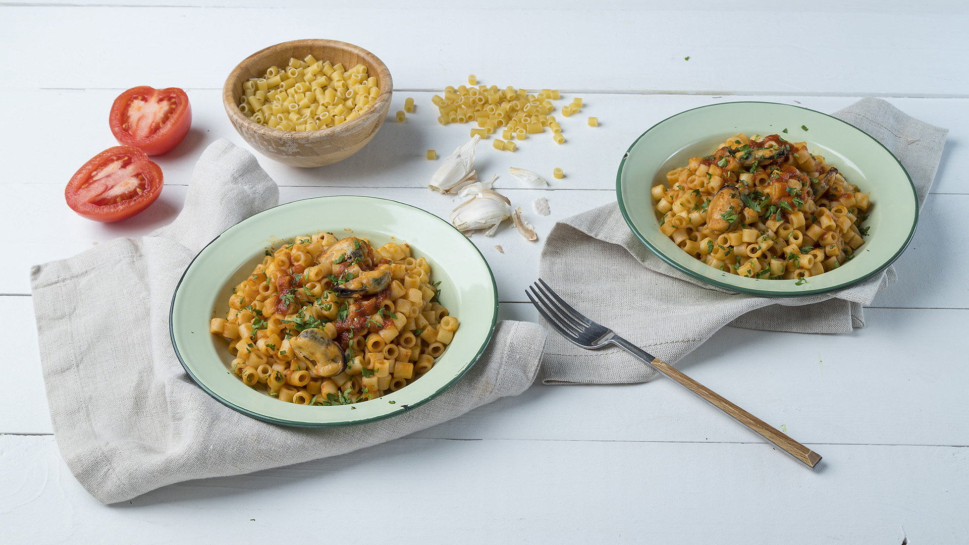 Tubetti pasta with mussels - MISKO