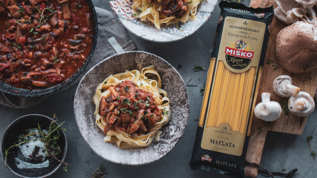 Συνταγή για Ματσάτα με Ραγού Μανιταριών - MISKO