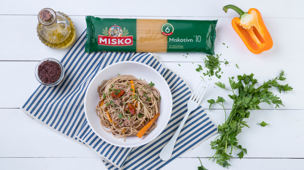 Συνταγή για Miskoτίνη με τόνο και πατέ ελιάς - MISKO