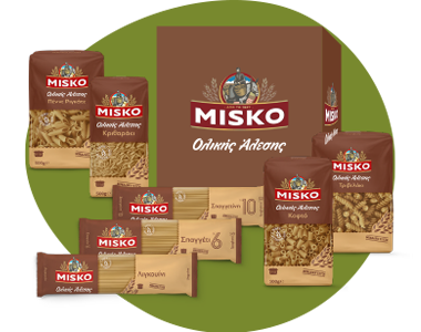 MISKO - Η μεγαλύτερη μάρκα ζυμαρικών στην Ελλάδα